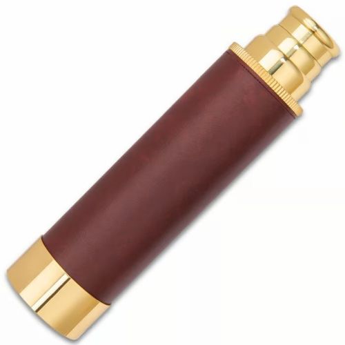 25x30 Classic Collapsible Brass Spyscope With Case