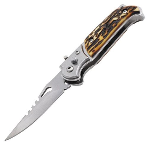Panic Switch Mini Automatic Push Button Pocket Knife
