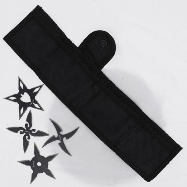 Silent Agent Ninja Throwing Star Set 4 Piece Mixed Shuriken